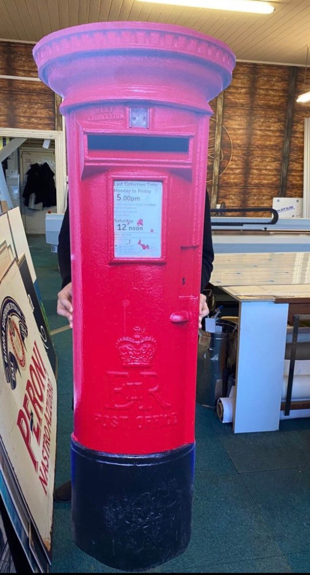 Red Plastic Post Box 4mm Thick Plastic Prop 6ft High - Etsy UK