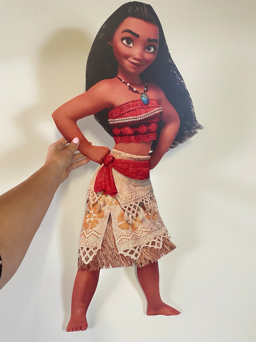 Moana Princess Prop 1m High Birthday Events Prop Events - Etsy UK