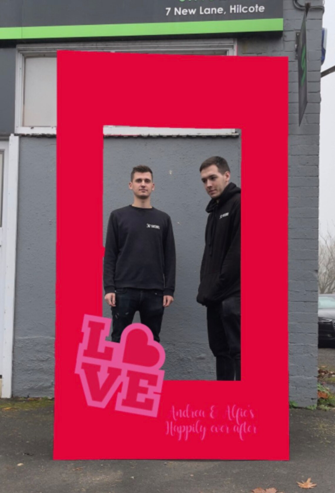 Selfie Wedding Business Selfie Cut Out 7ft High Prop Events Signage ...
