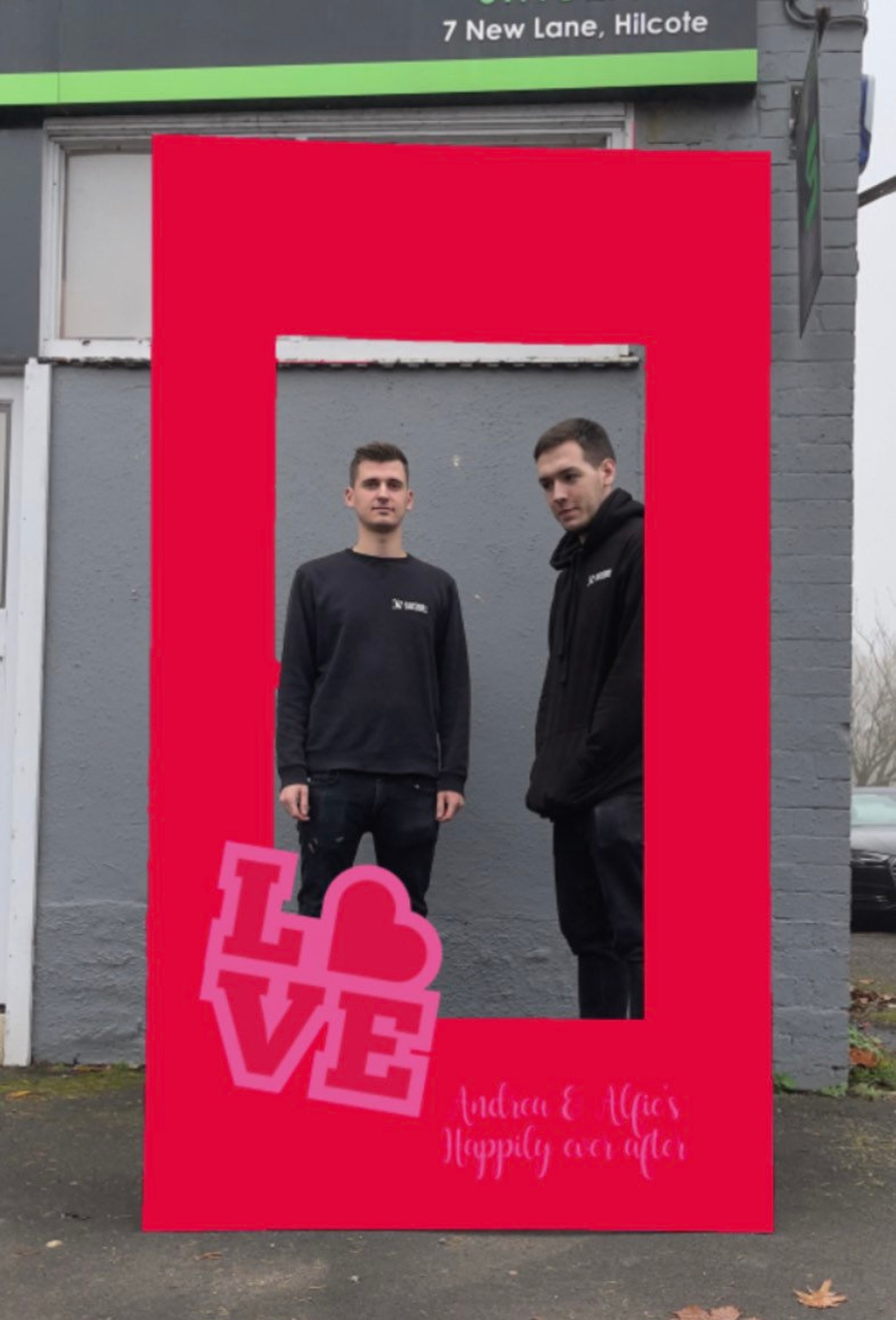 Selfie Wedding Business Selfie Cut Out 7ft High Prop Events Signage ...