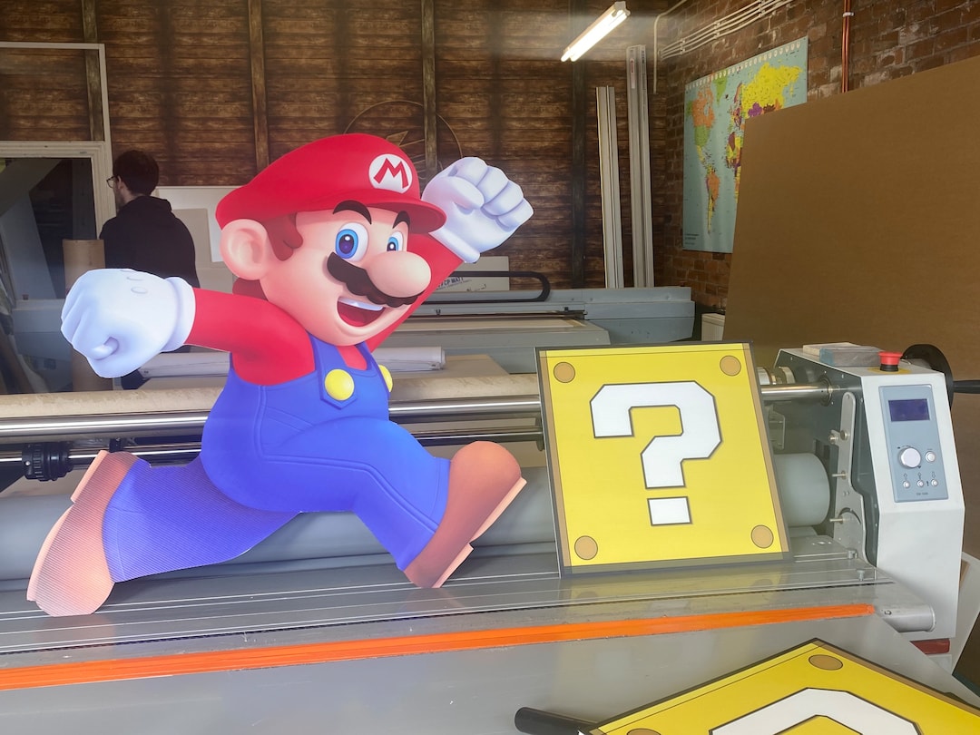Super Mario 4mm Thick Plastic Prop 1m High - Etsy