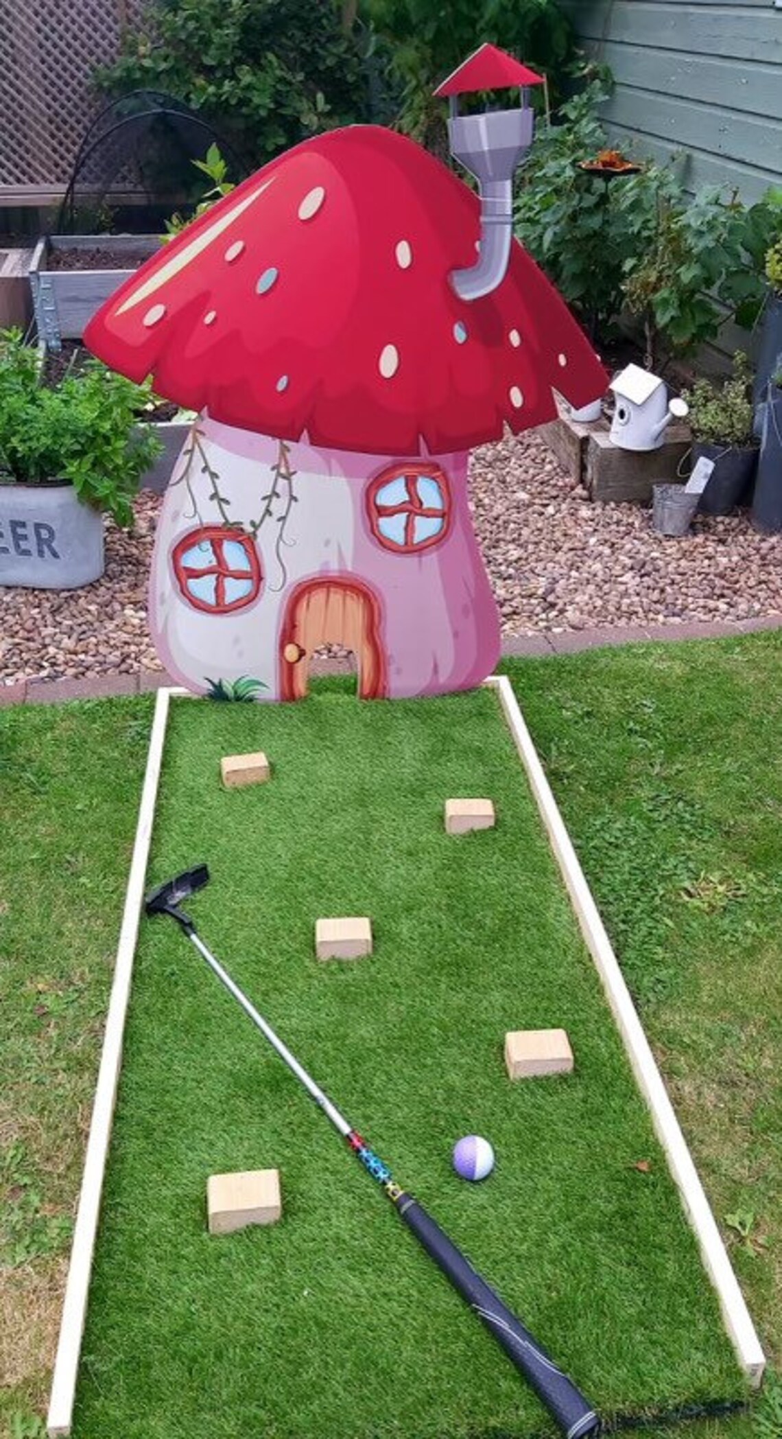 Crazy Golf Putting Back Drop Prop NEW Any Design Personalised Golf ...