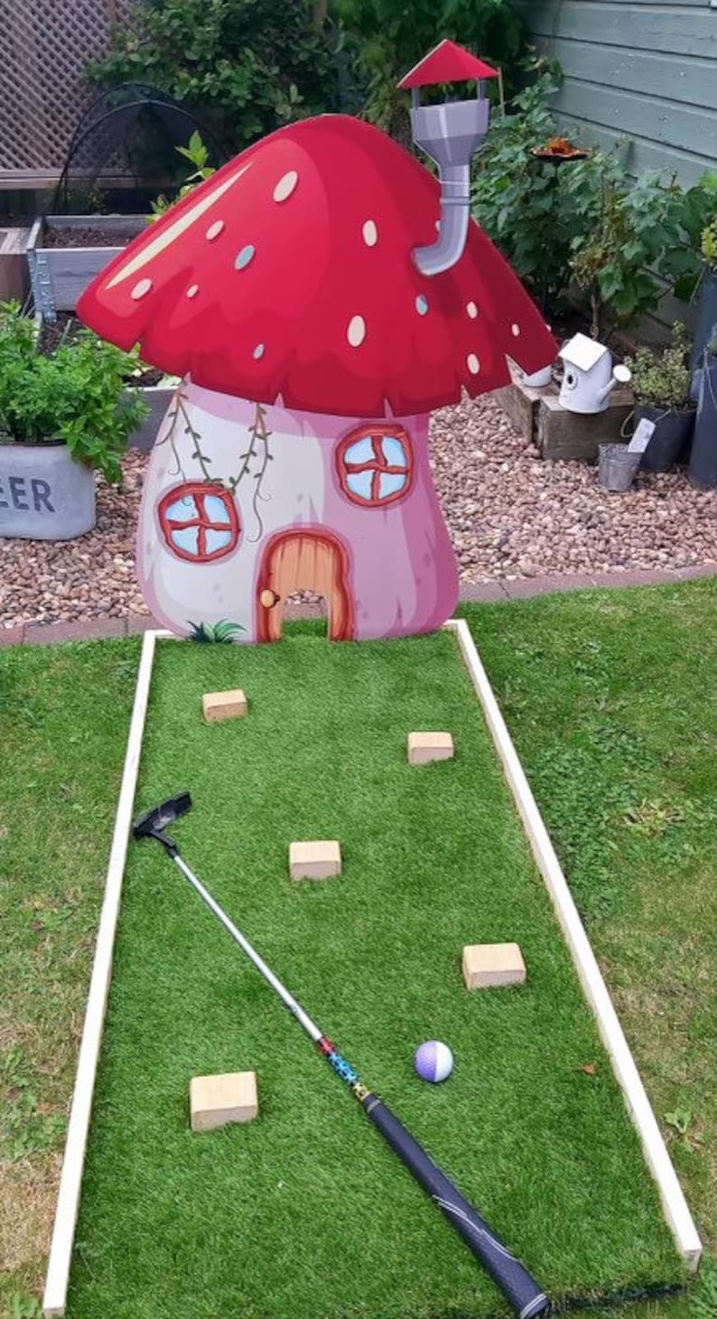 Crazy Golf Putting Back Drop Prop NEW Any Design Personalised Golf ...
