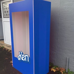 6ft High Life Size Blue Ken Barbie Box Prop Events Signage Selfie Signs ...