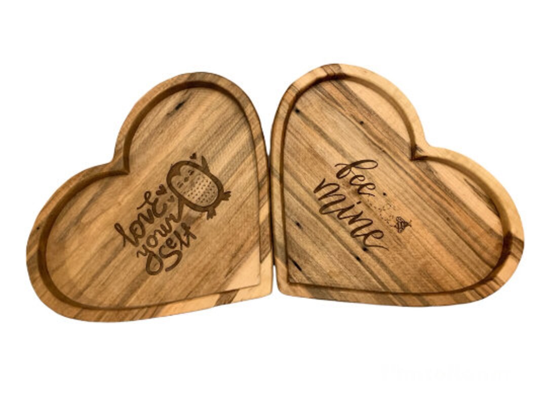 Heart Tray, Valentines Tray, Wooden Tray, Serving Tray, Catch All Tray ...