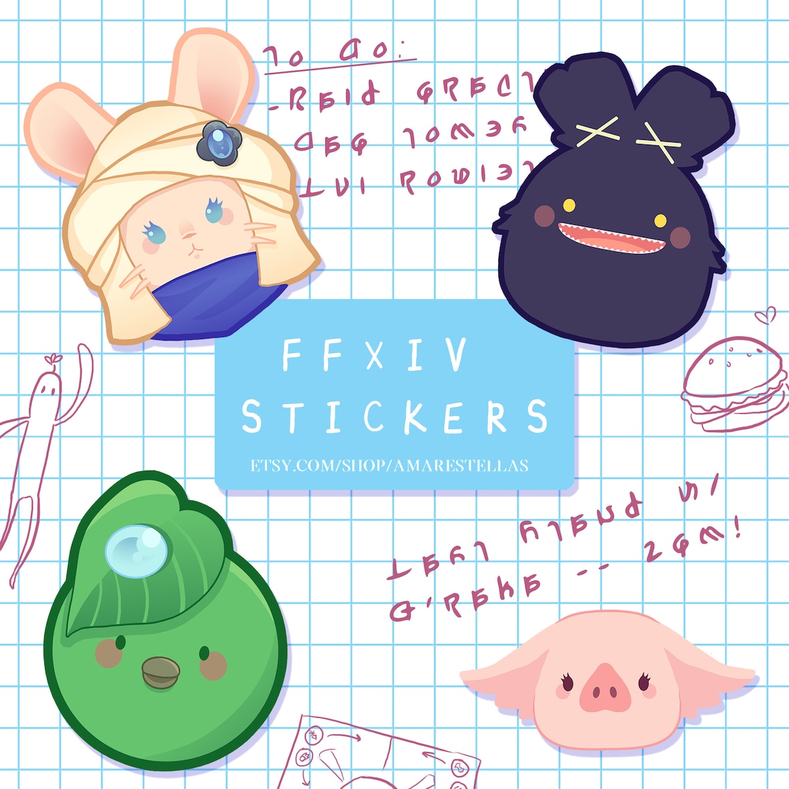 FFXIV Stickers - Etsy
