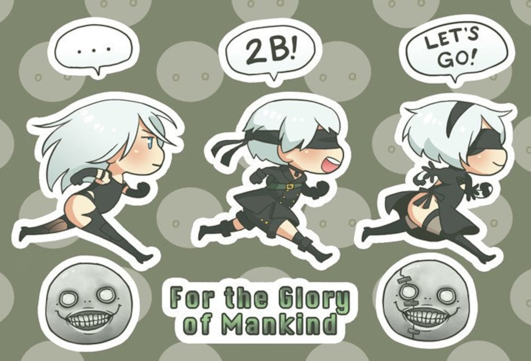 Nier Automata Sticker Sheet - Etsy