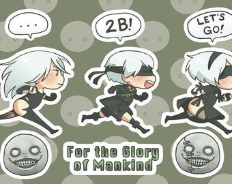 Nier Automata Yorha Emblem Vinyl Sticker Inspired by Square Enix and ...