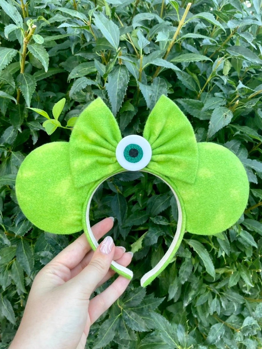 Mike Wazowski Mouse Ears - W/ Comfortable Headband Option for Headaches ...