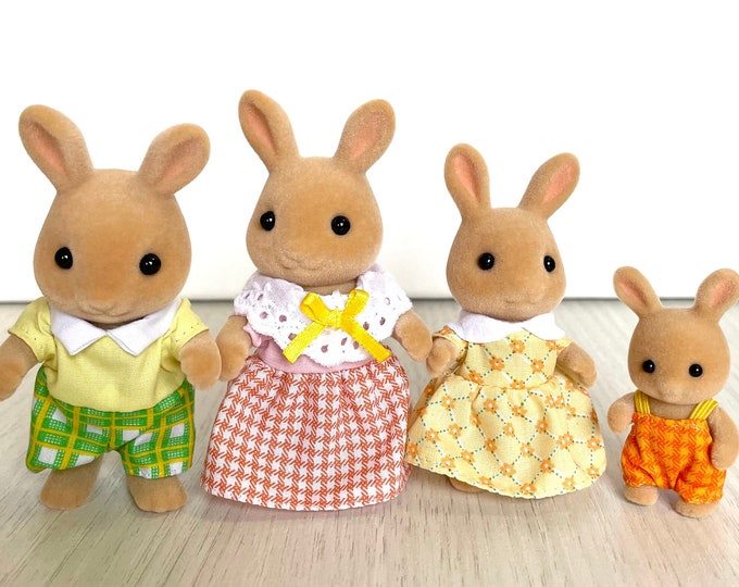 Calico Critters Sunny Rabbit Family, Brand New With No Box - Etsy