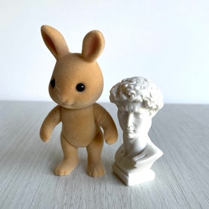 Mini Head Sculpture With Calico Critters Sunny Rabbit Adult for Scale ...