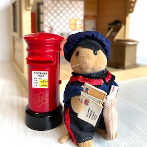 Retro Calico Critters Post Office, Discontinued Sylvanian Building With ...