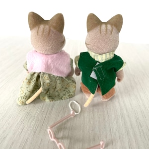 Sylvanian Families Macavity Cat Grandparents Vintage Calico Critters ...