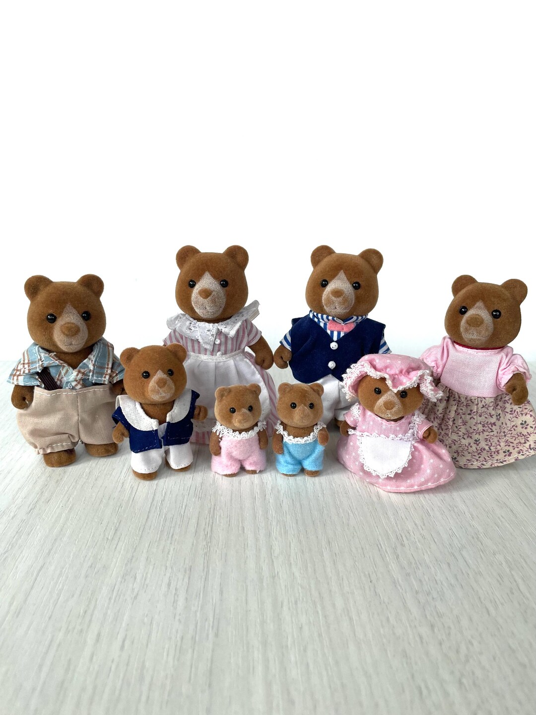 Sylvanian Families Vintage Marmalade Bear Family in Very Good Condition ...