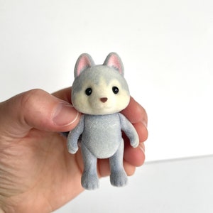 Calico Critters Husky, Individual Family Members, Gray and Blue Options ...