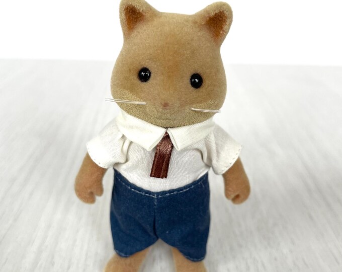 Sylvanian Families Honey Fox Dad in Very Good Condition Wearing ...