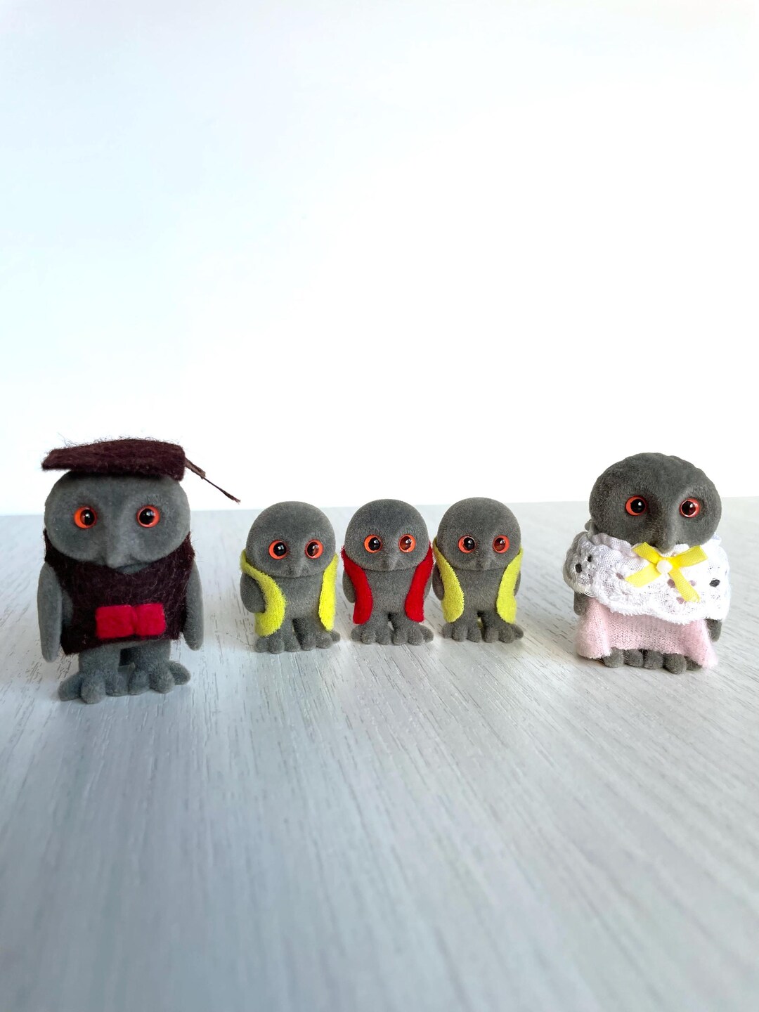 Rare Orange-eyed Treefellow Owls - Sylvanian Families Calico Critter ...