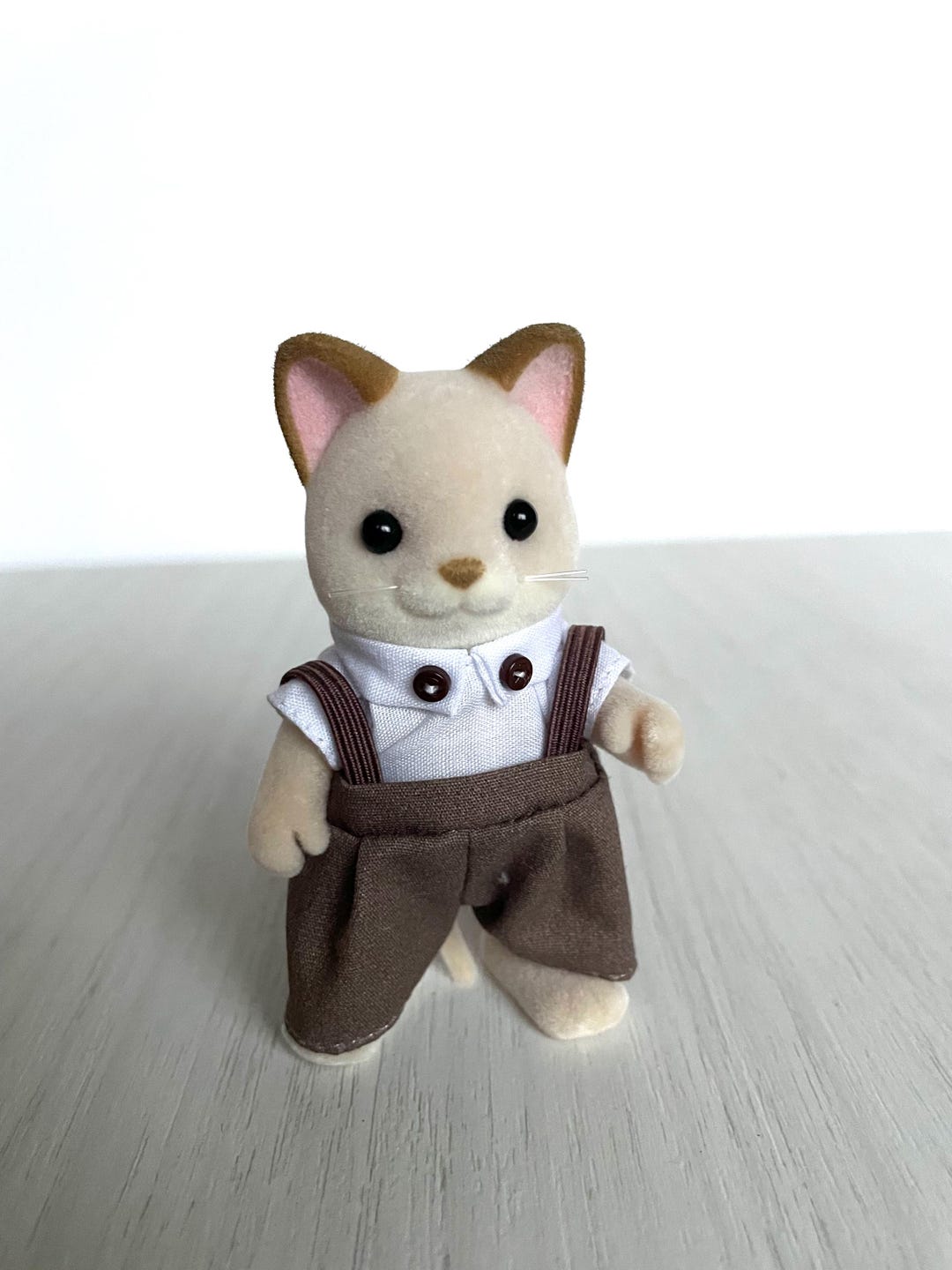 Sylvanian Families Keats Cat (cream Cat) Dad in New Condition, Calico ...