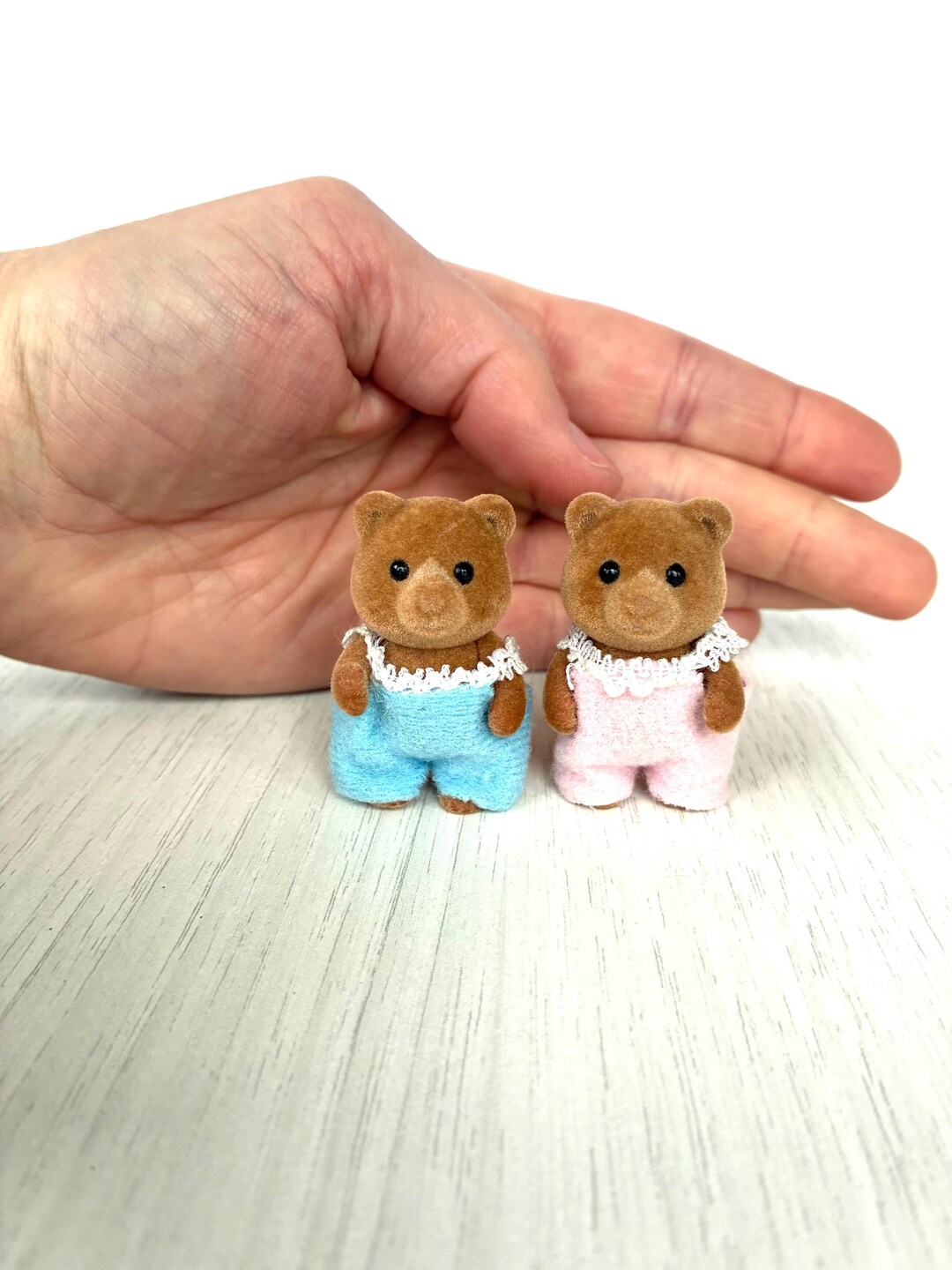 RARE Sylvanian Families Vintage Marmalade Bear Babies in Very Good ...
