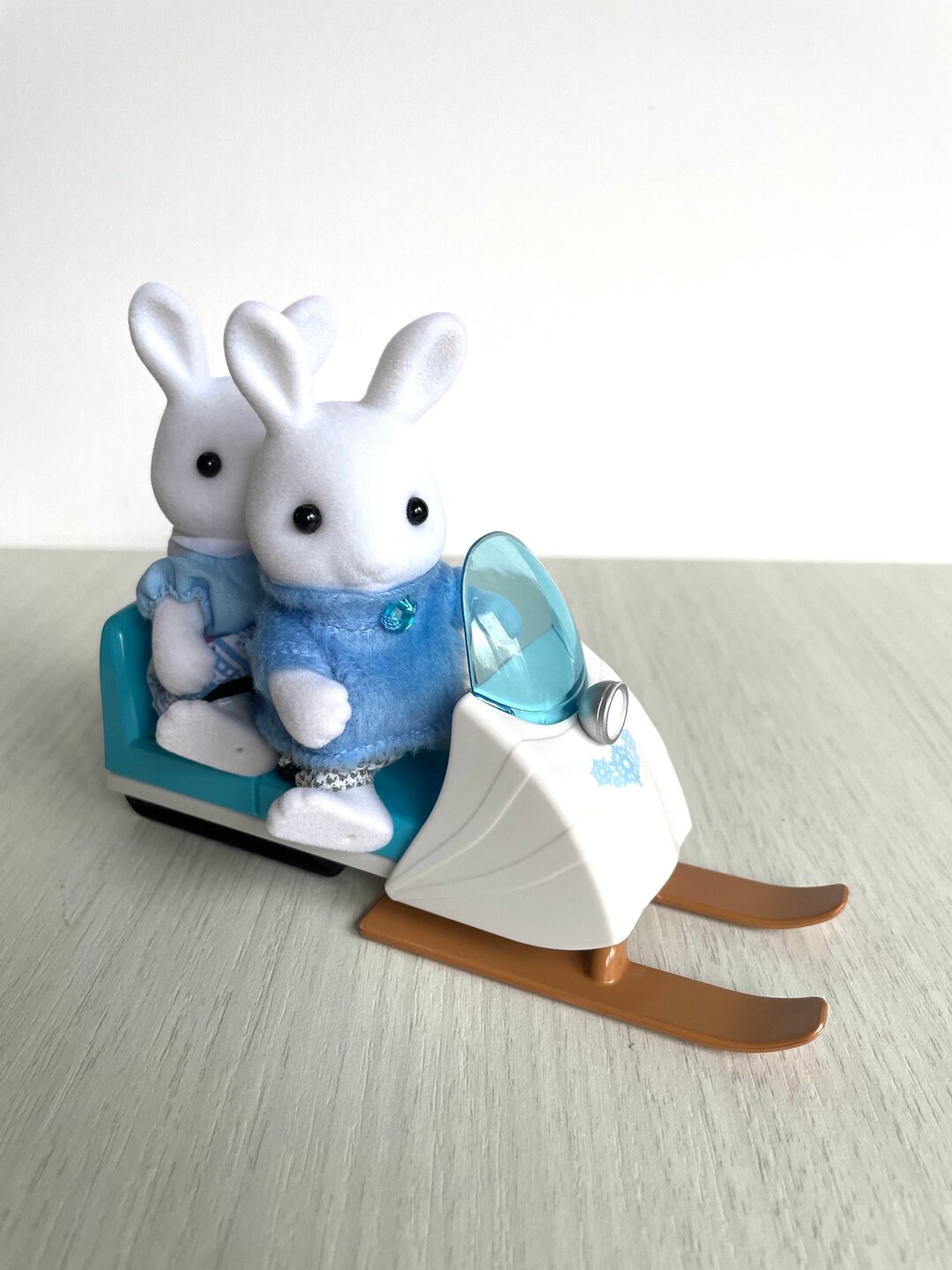 Calico Critters Skidoo Bobsled, Discontinued Rare Winter Set, Snow ...