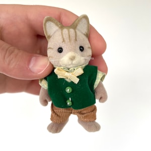 Sylvanian Families Macavity Cat Grandparents Vintage Calico Critters ...