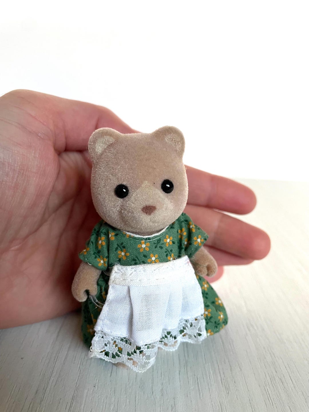Calico Critters Little Petit Bear Mom, Vintage Sylvanian Collectible in ...