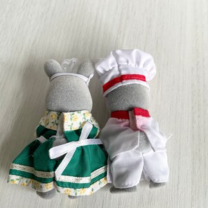 Sylvanian Families Vintage Chef Set With Cottontail Rabbit Waitress and ...