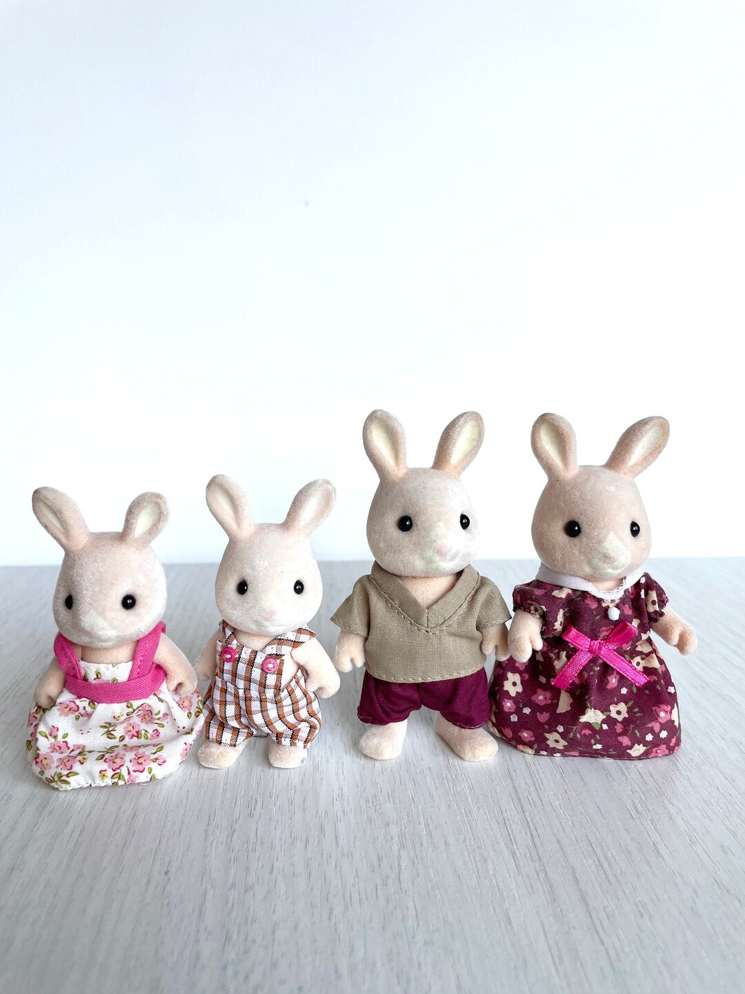 Sylvanian Families Champagne Rabbit Family in Very Good Condition ...