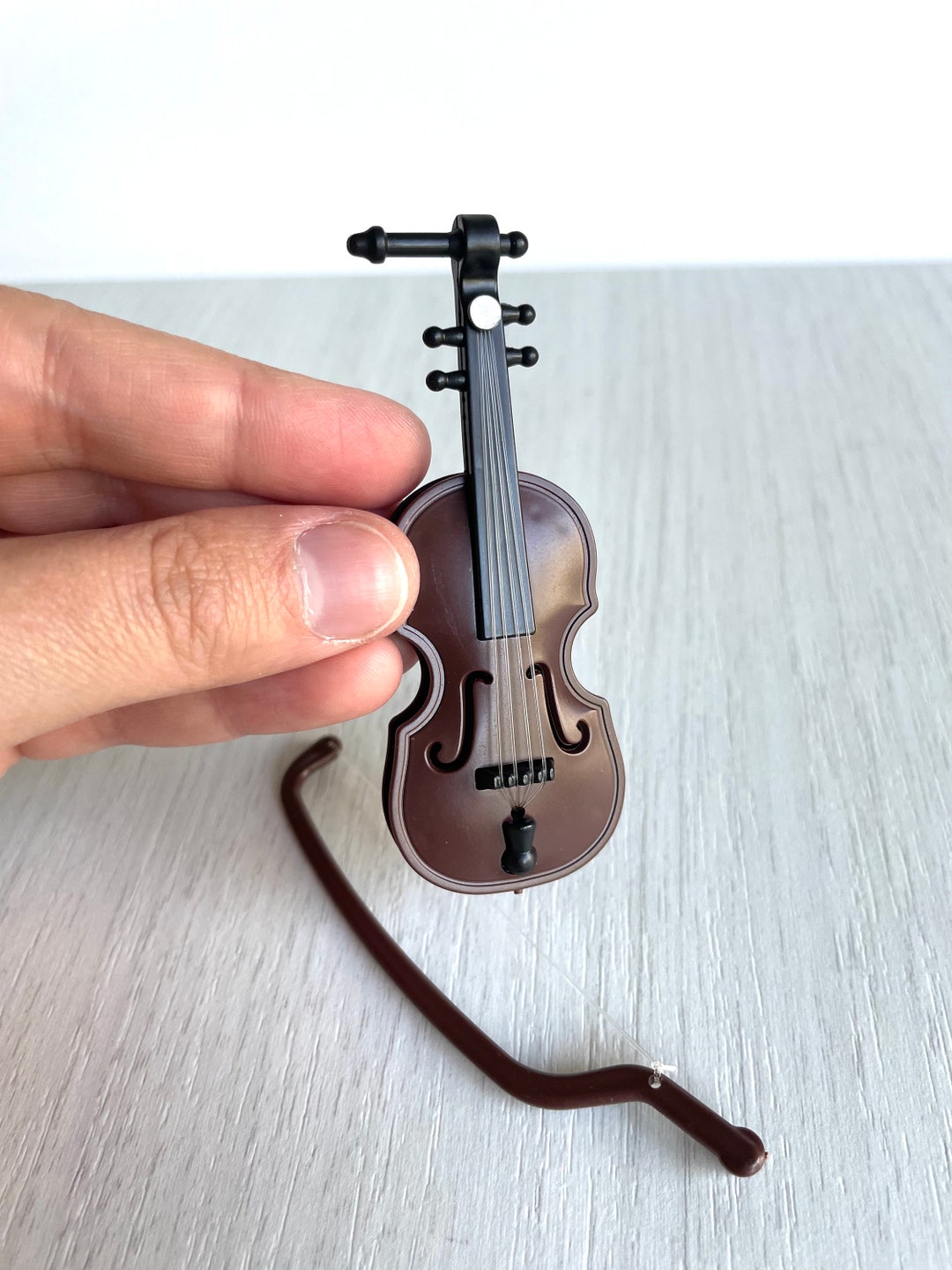 Calico Critters Sized Instrument Cello With Walnut Wood Look, Tiny ...