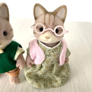 Sylvanian Families Macavity Cat Grandparents Vintage Calico Critters ...
