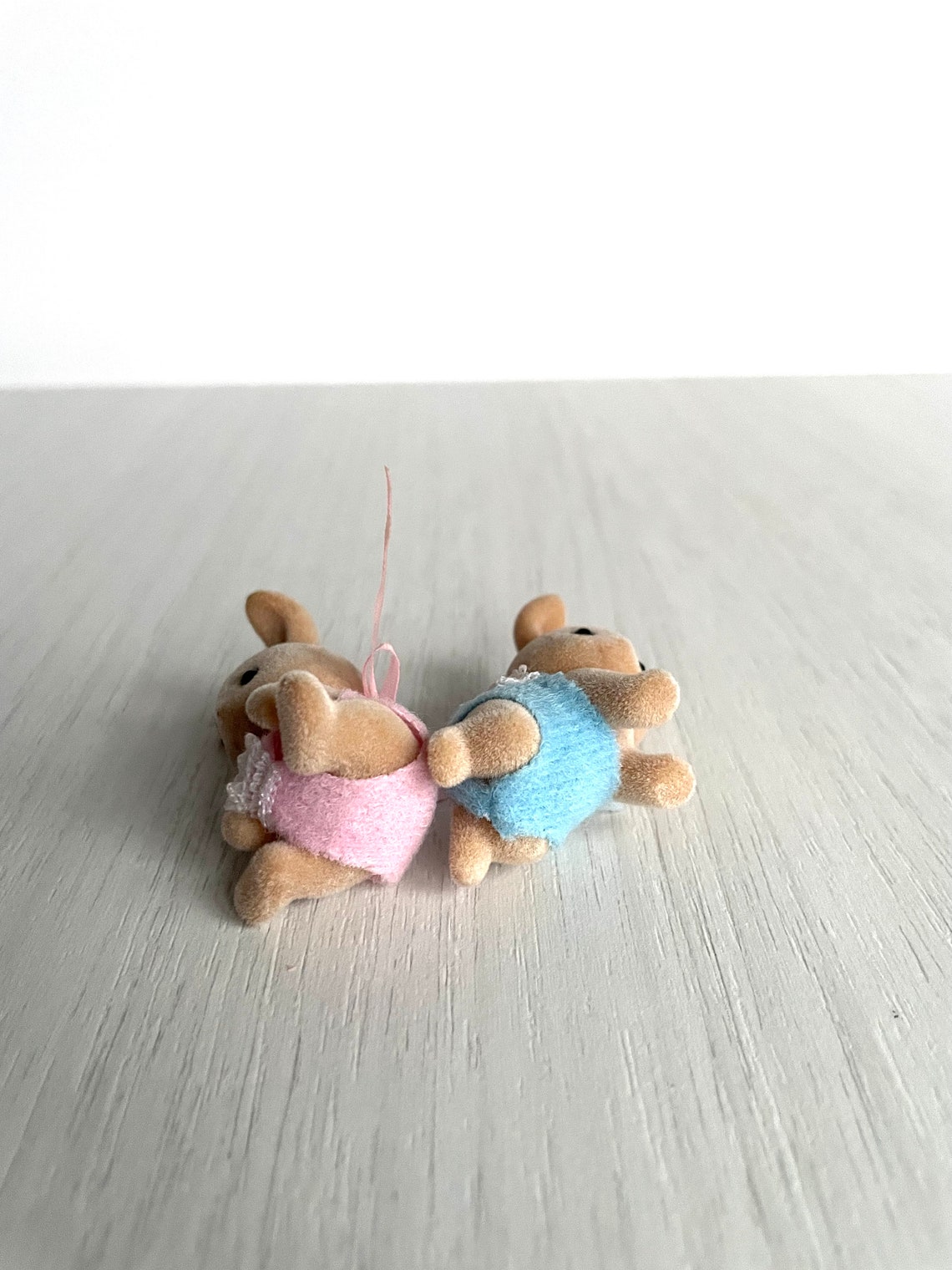 Vintage Calico Critters Ivory Rabbit Babies in Excellent Condition ...