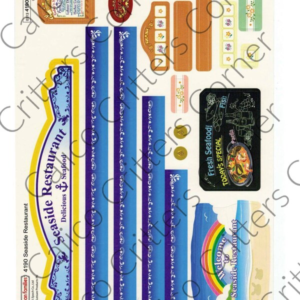 Calico Critters Stickers - Etsy