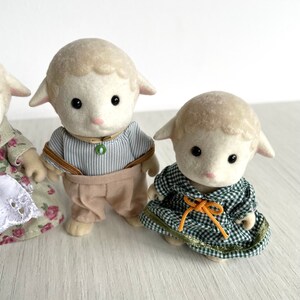 Calico Critters Vintage Dale Sheep Family With Gripping Hands in Very ...