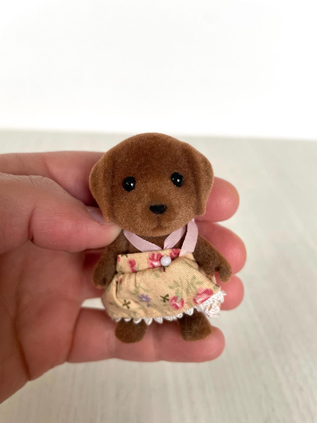 Calico Critters Vintage Chocolate Labrador Dog Girl Sister With ...