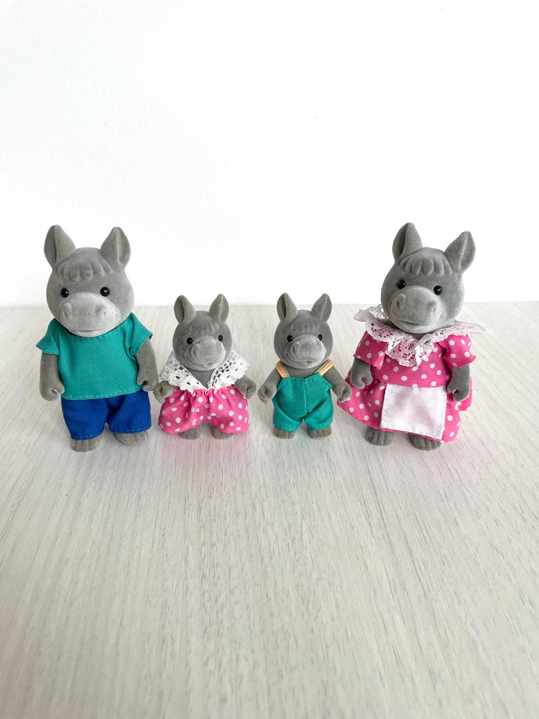 Forest Families Vintage Bärenwald Donkey Family, in Excellent Used ...