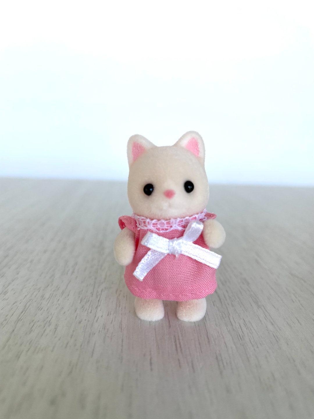 Calico Critters Silk Cat Baby, Jointed Standing Baby, New Out of ...