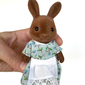Calico Critters Brown Wildwood Rabbit Family, Vintage Sylvanian ...