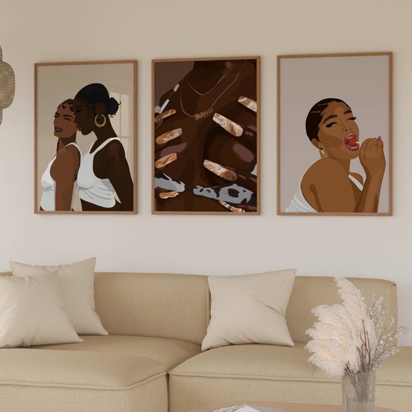 Vintage Black Culture Wall Art - Etsy