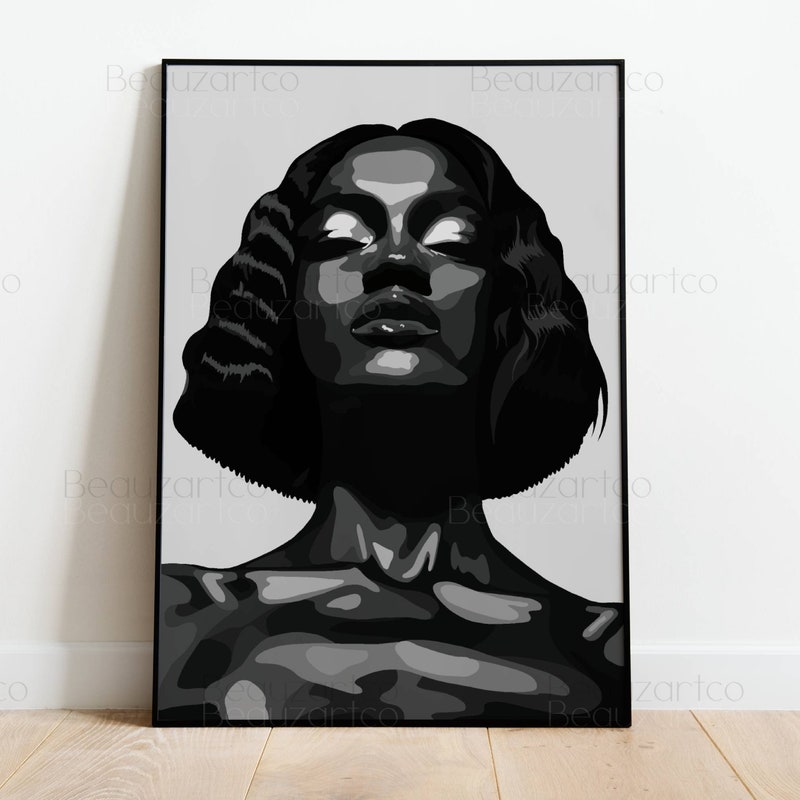 Black Art Prints - Etsy