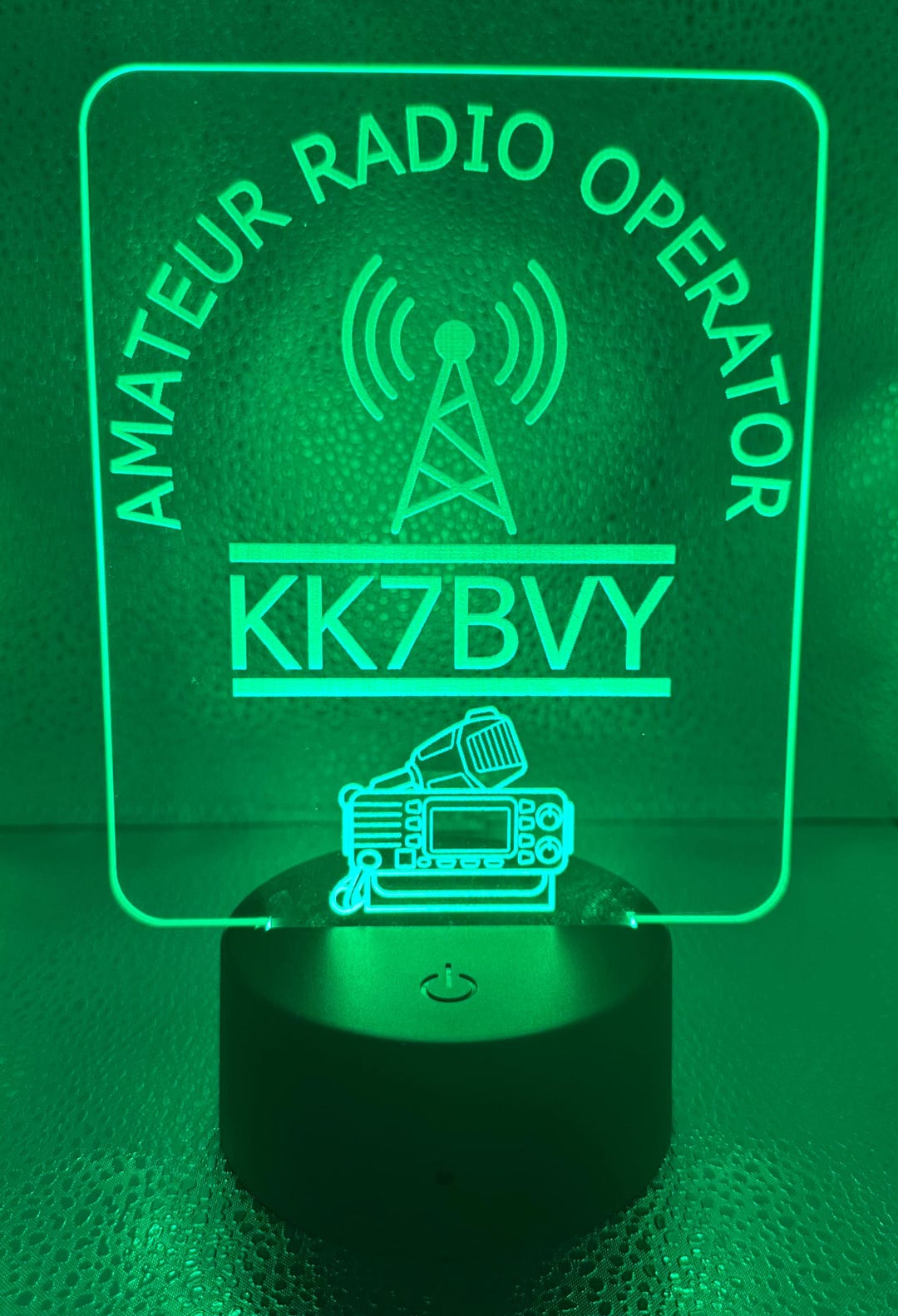 Ham Radio Call Sign Acrylic LED Sign - Etsy