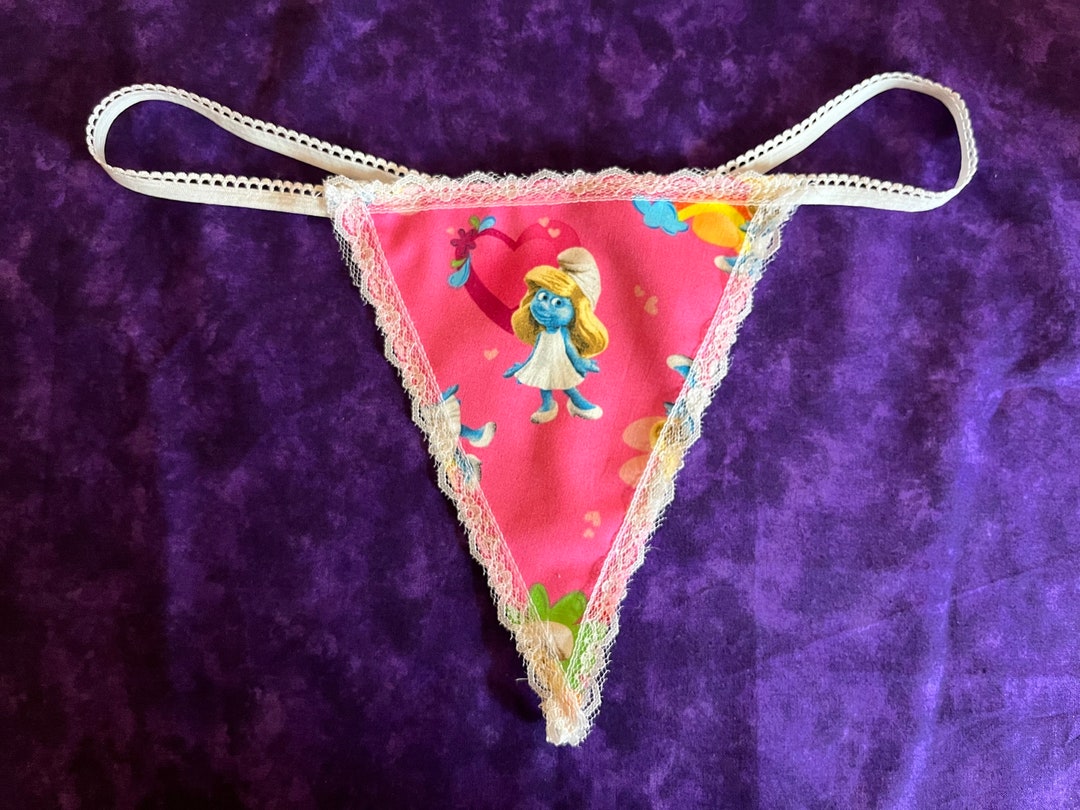 New Womens MAMA SMURF String Thong Panty Underwear - Etsy