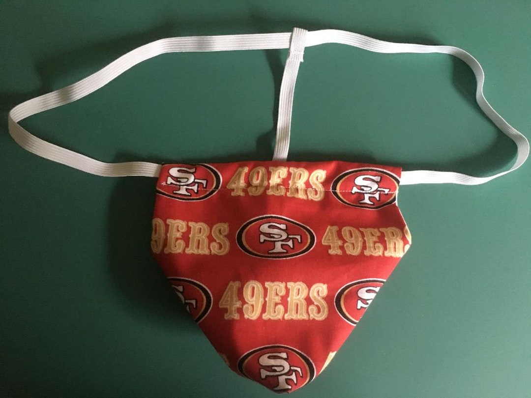 Mens Red SAN FRANCISCO 49ERS Nfl Football String Thong Male Underwear ...