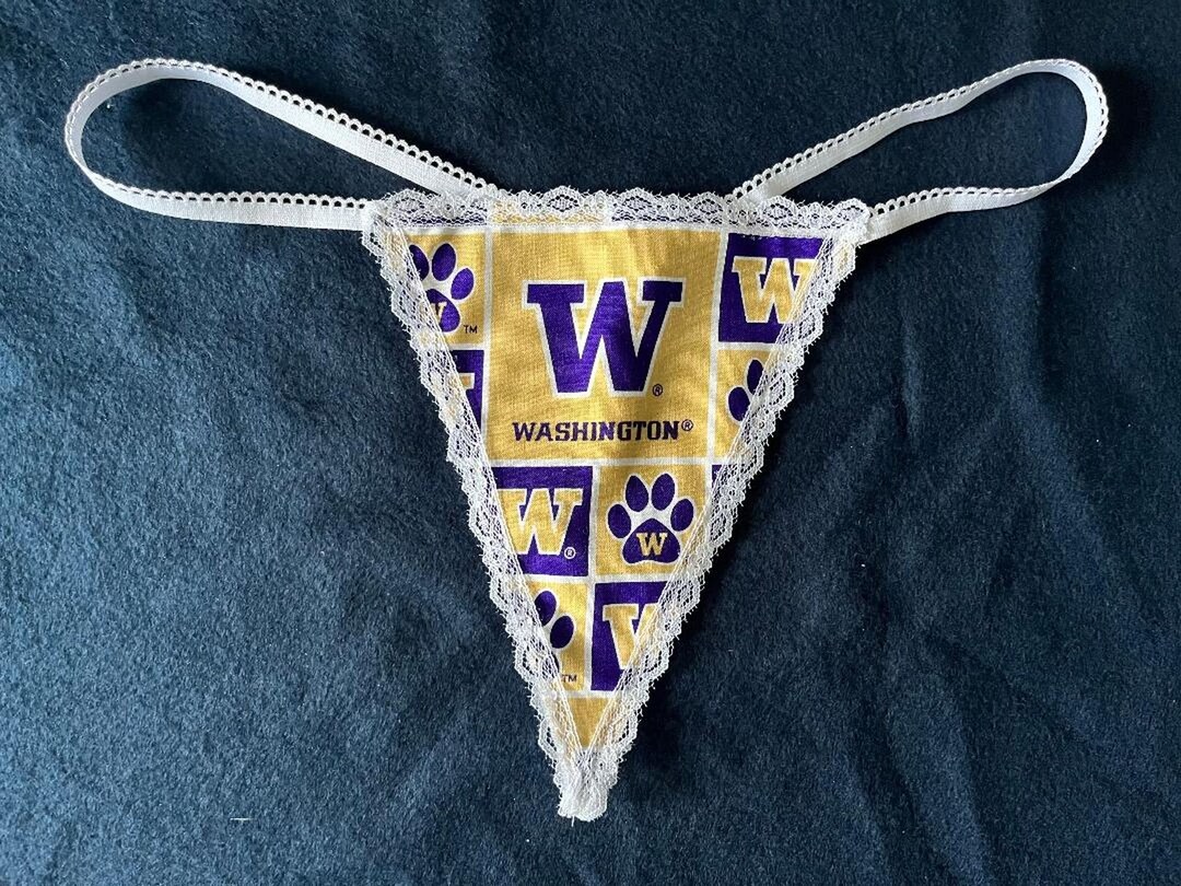 Womens UNIVERSITY of WASHINGTON Huskies String Thong Panty Underwear - Etsy