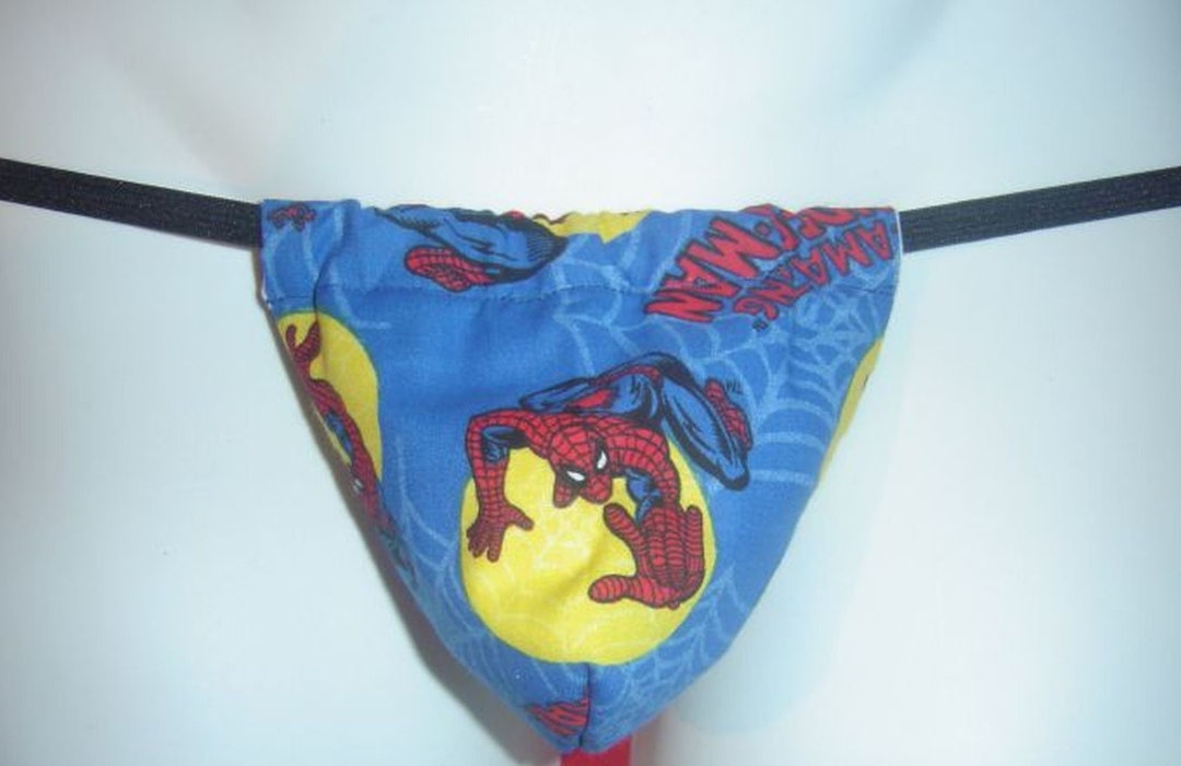 New Mens SPIDERMAN Movie String Thong Superhero Male Underwear - Etsy