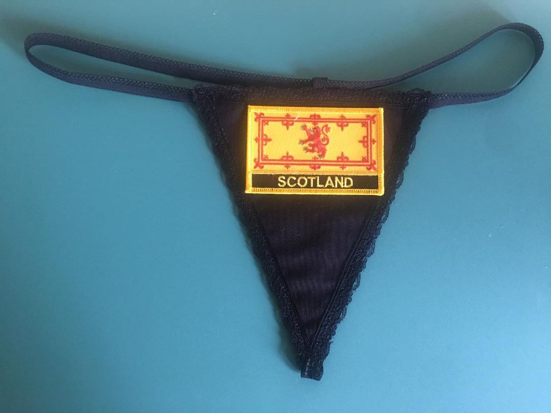 Womens SCOTLAND Flag String Thong Scotish Underwear - Etsy