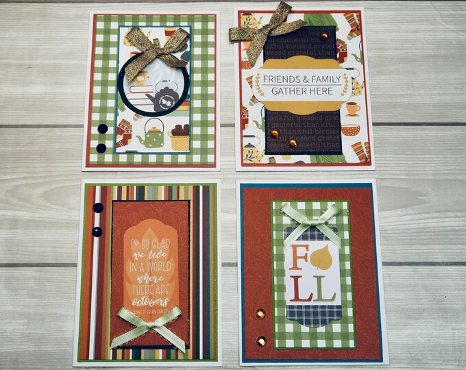 Fall Handmade Cards, Hello Fall, Welcome Fall, Give Thanks, Love Fall ...