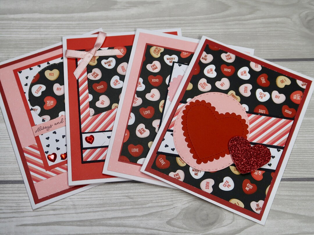 Sweetheart Candy Valentine's Day Card Kit, Sweetheart Candy Theme ...