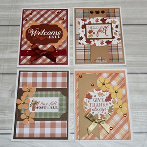 Fall Handmade Cards, Hello Fall, Welcome Fall, Give Thanks, Love Fall ...