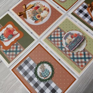 Fall Greeting Card DIY Kit, Thanksgiving Cards, Make Greeting Cards ...