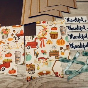 Thankful Harvest, Thanksgiving Card Kit, Fall Card Making Kit, Fall ...